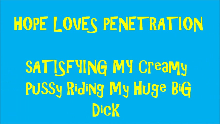Hope Penetration Riding My 12 Inch Cock Balls Deep Camhubcc